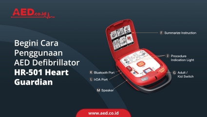 AED Defibrillator HR-501 Heart Guardian - AED Indonesia